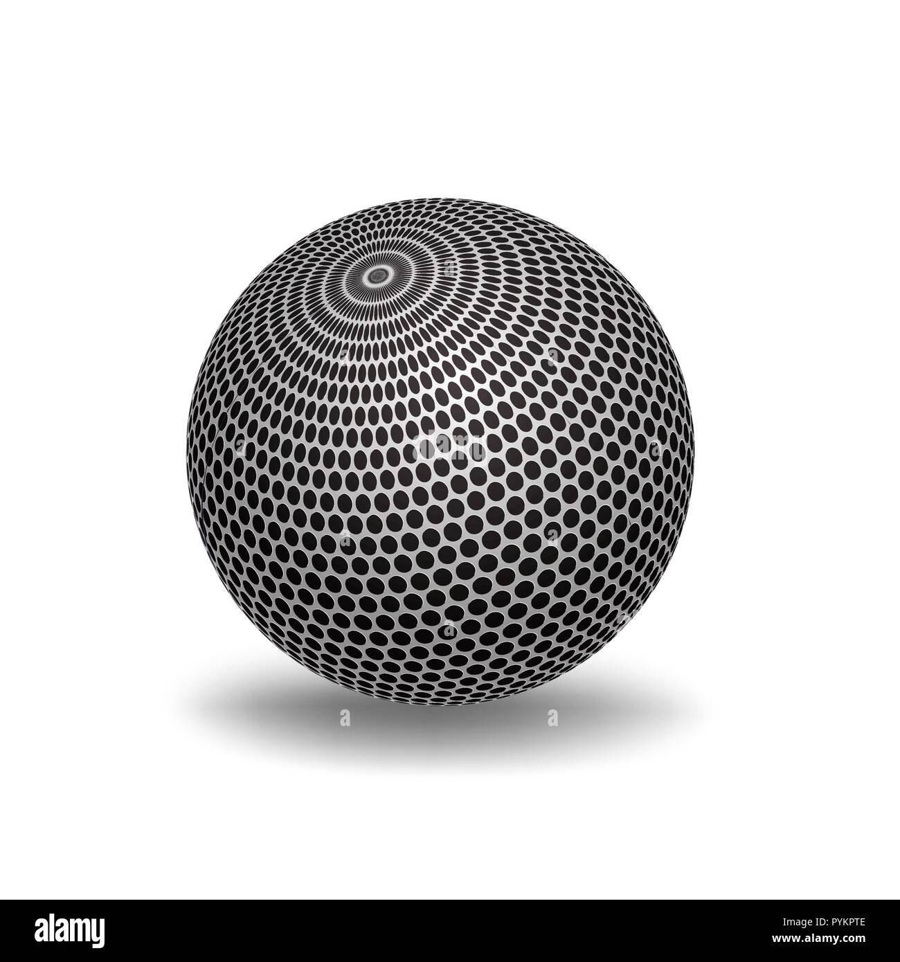 Abstract black white hexagonal Cut Out Stock Images & Pictures - Alamy