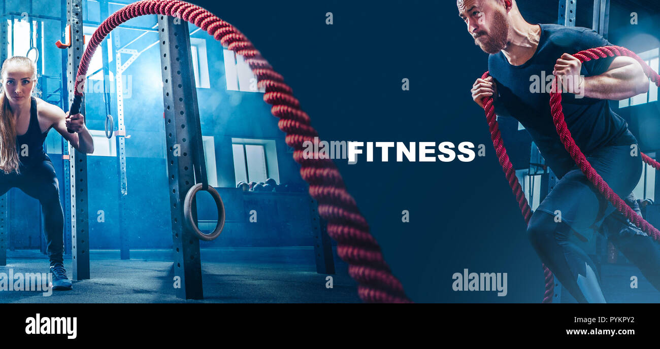 Man men working ropes rope hi-res stock photography and images - Alamy