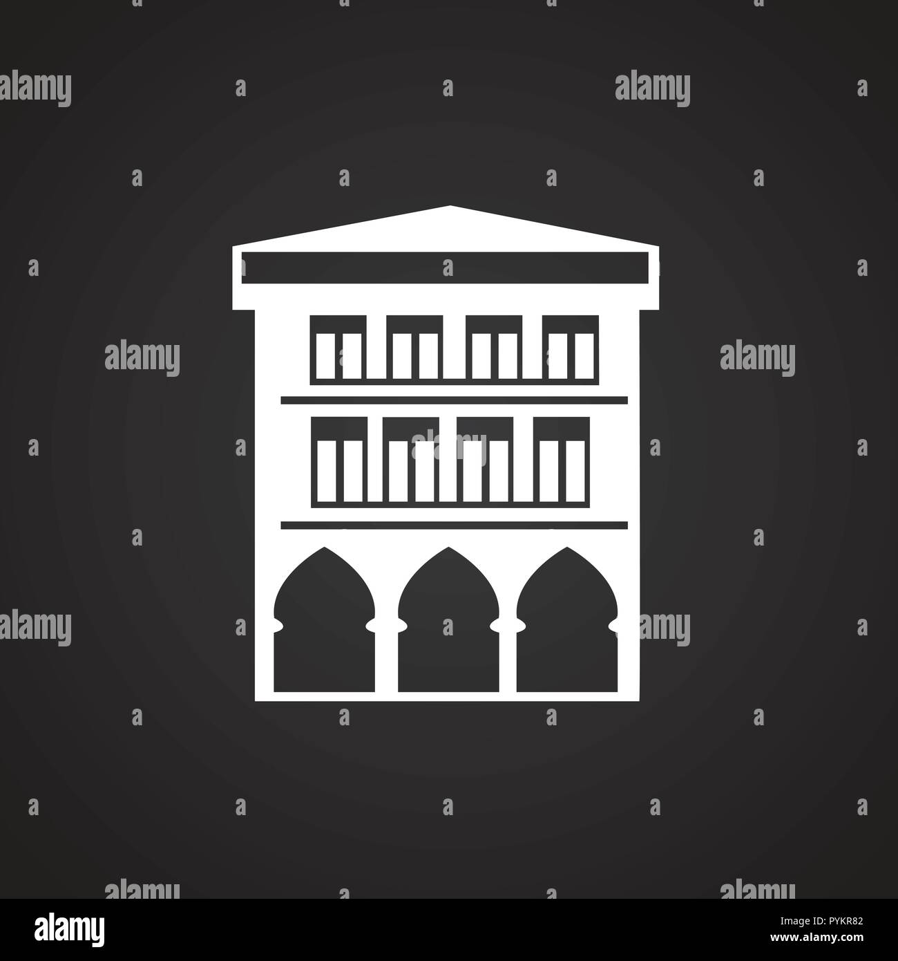 City building on black background Stock Vector Image & Art - Alamy