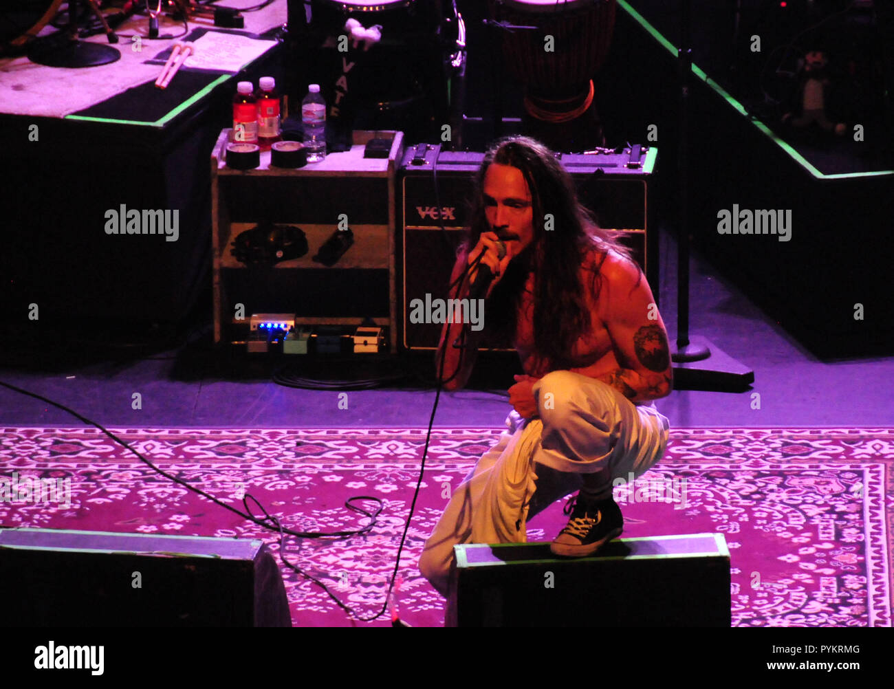 Incubus singer brandon boyd performs hi-res stock photography and ...