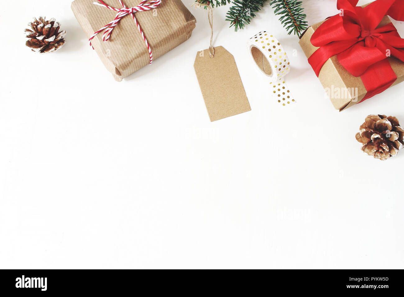 Red christmas washi tape hi-res stock photography and images - Alamy