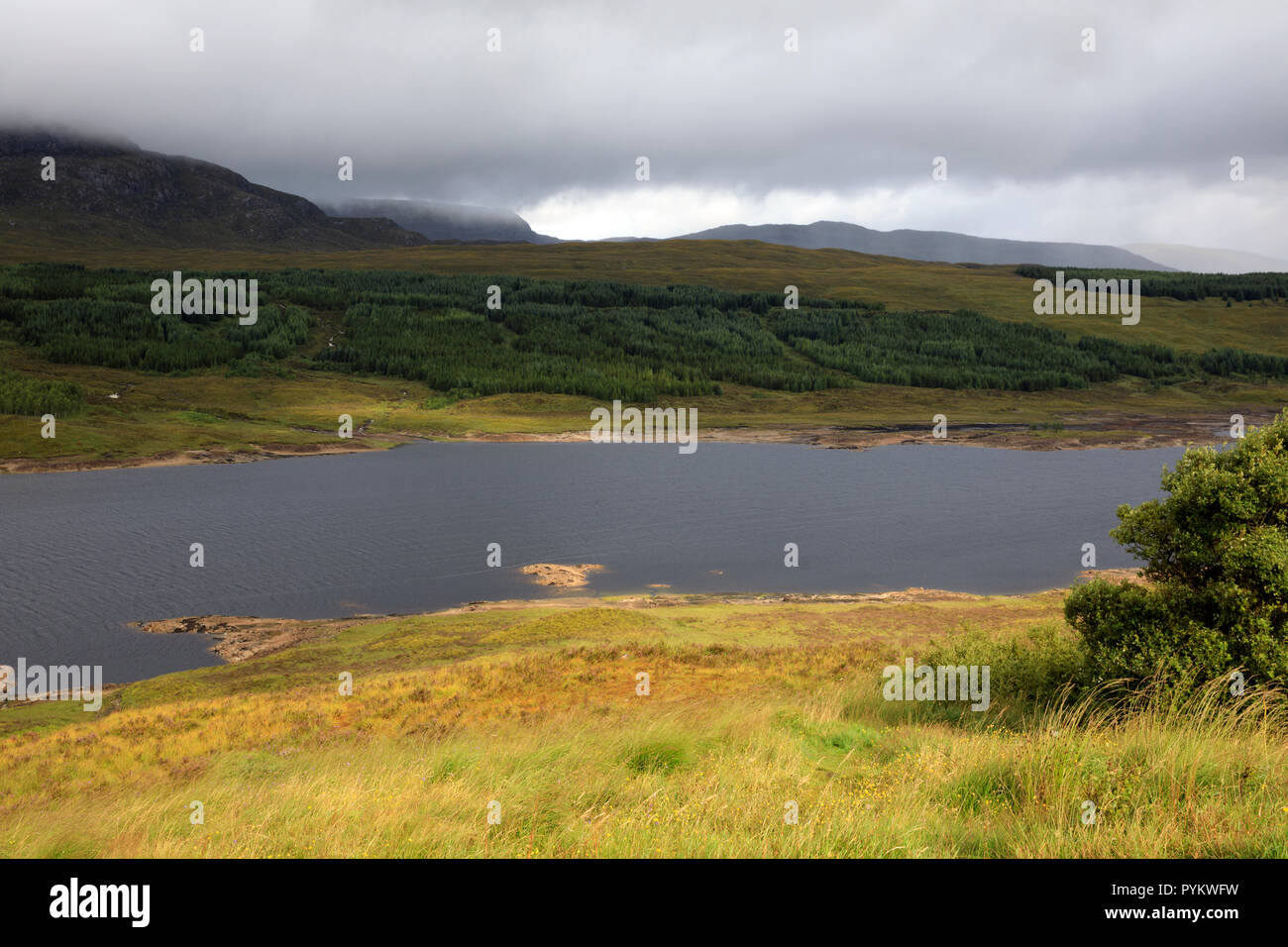 Typical landscape of Scotland, Isle of Skye, Inner Hebrides, Scotland ...