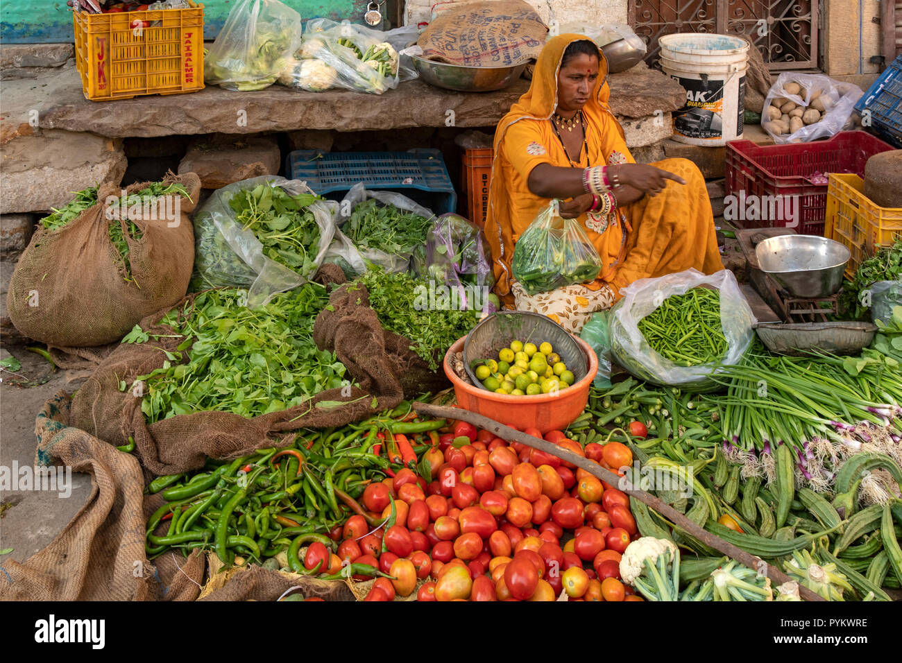 Vegetables seller hi-res stock photography and images - Alamy