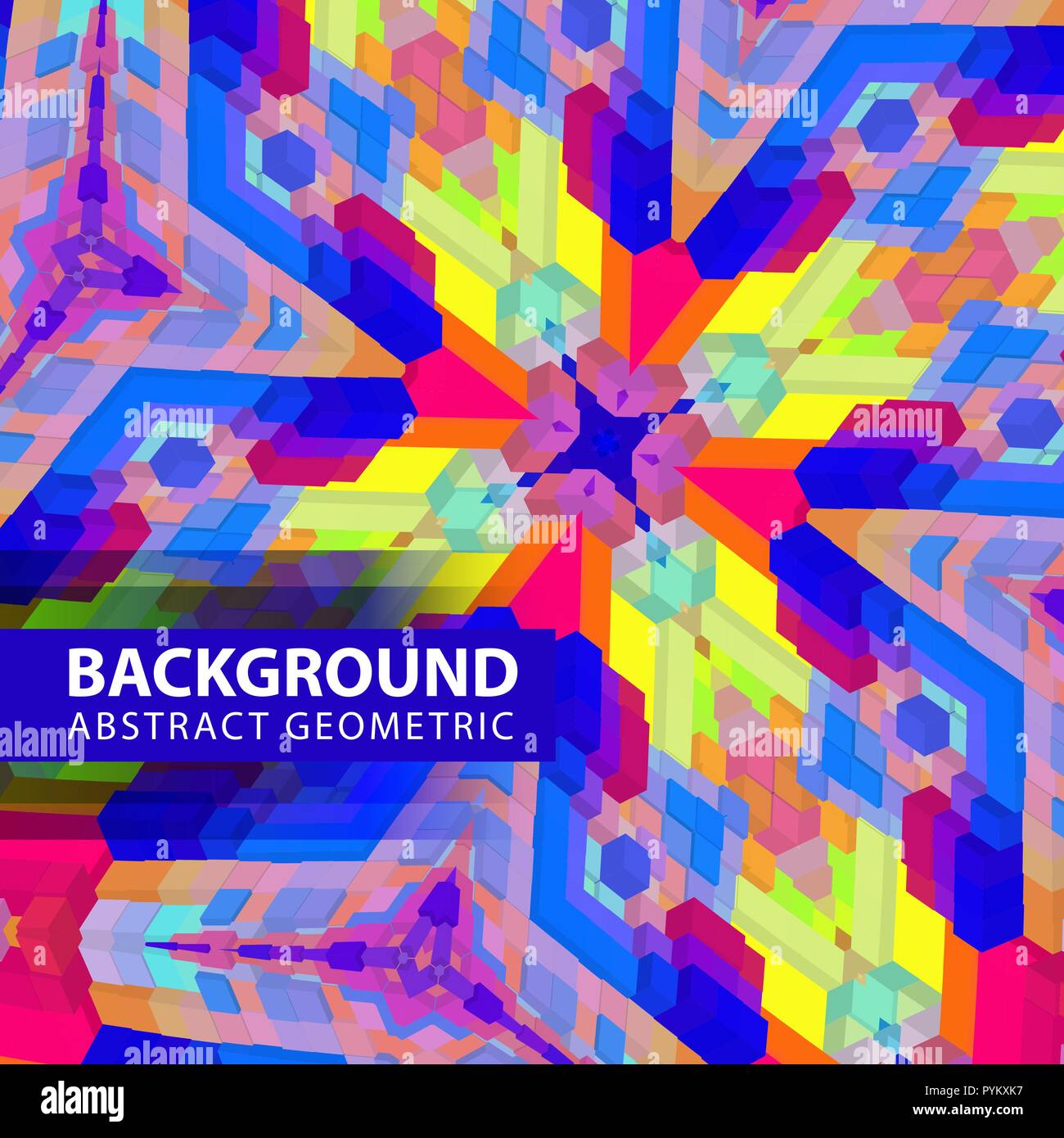 vector abstract vibrant colorful geometric modern background blank ...