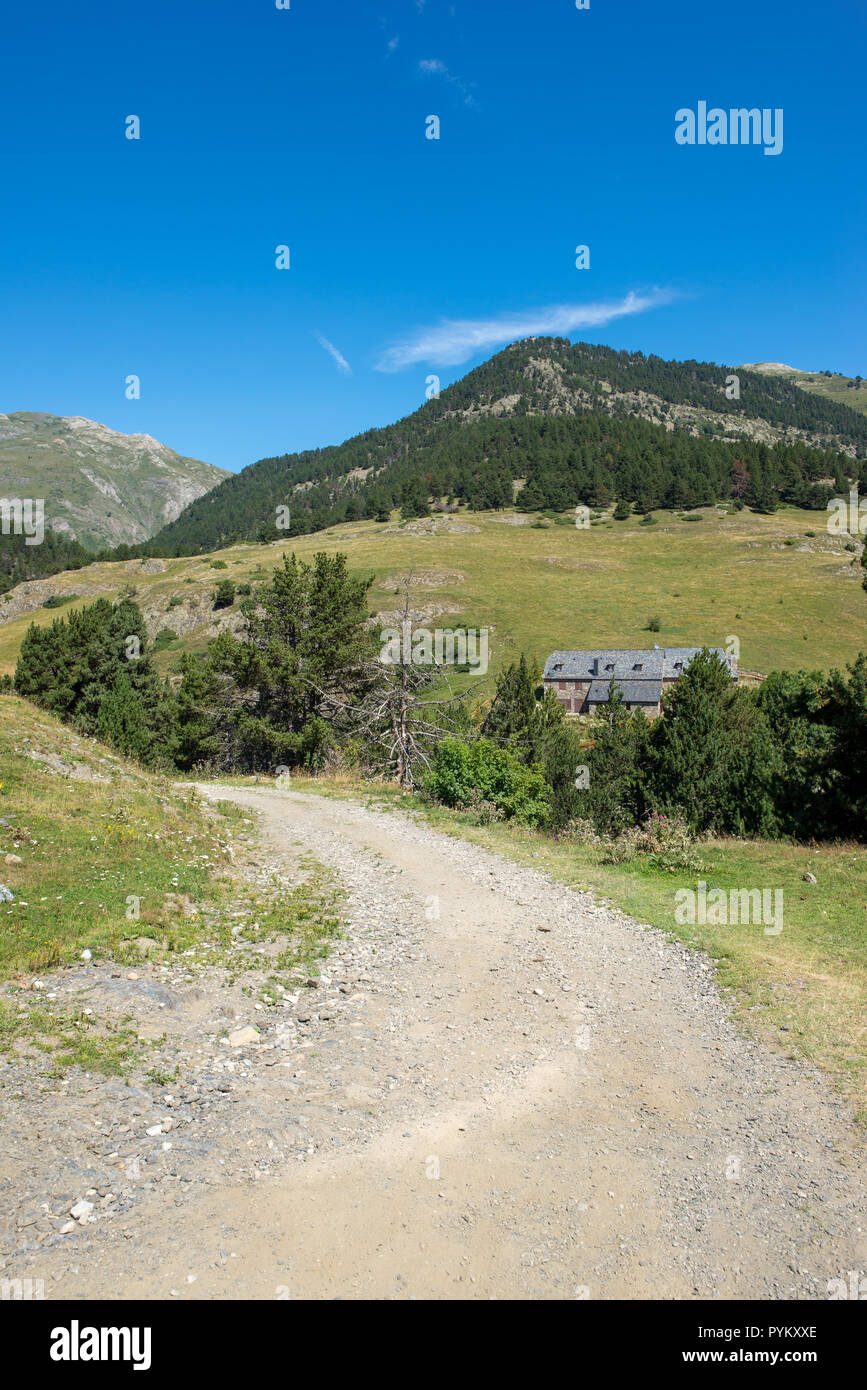 Road to Montgarri in the valley of Aran, Spain Stock Photo - Alamy