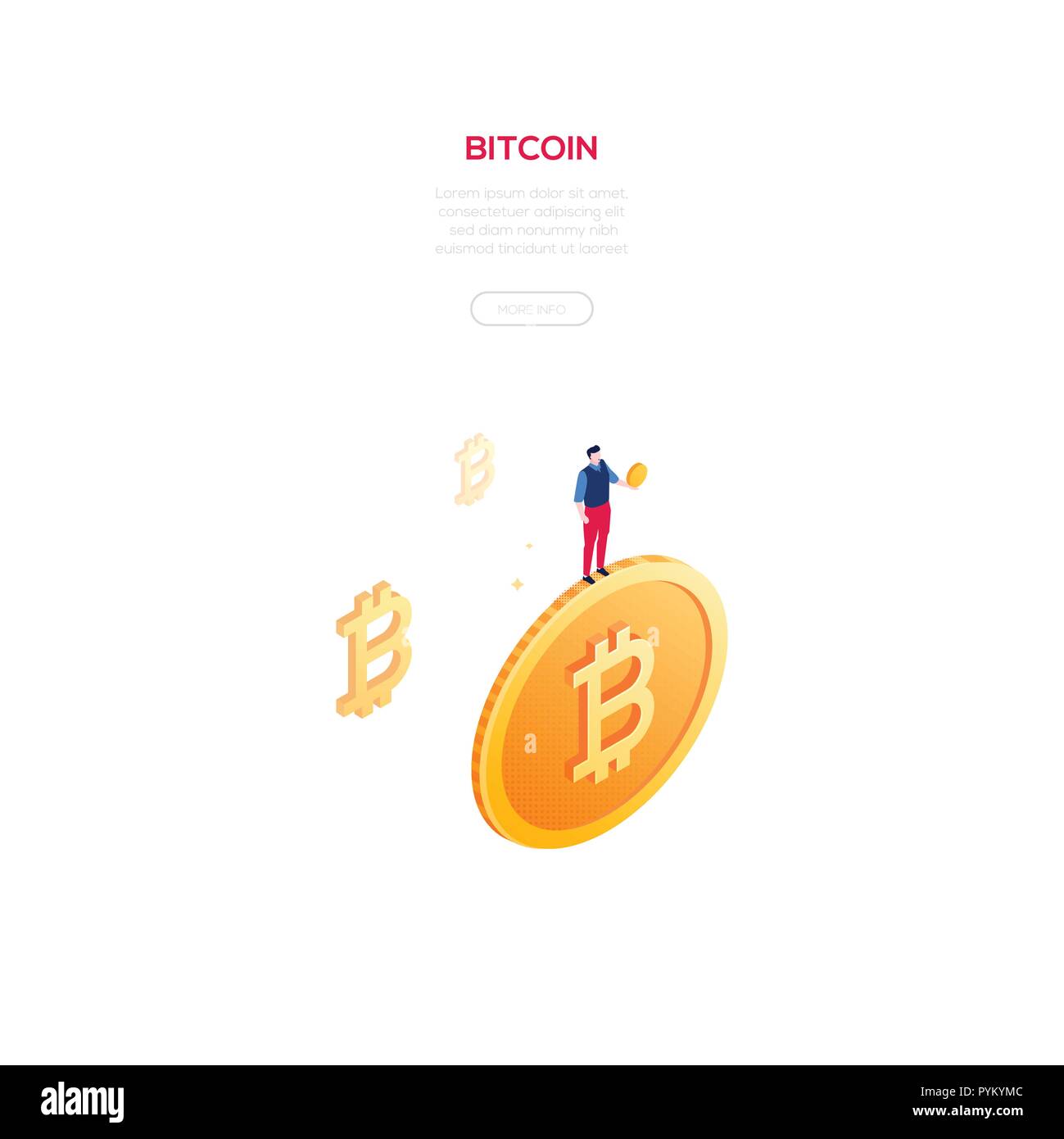 Cryptocurrency modern money concept Cut Out Stock Images & Pictures - Alamy