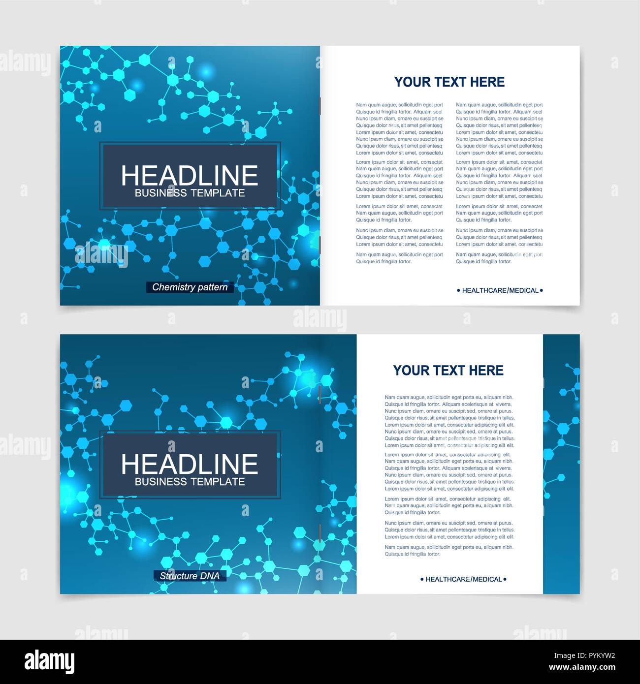 Scientific templates square brochure, magazine, leaflet , flyer, cover ...