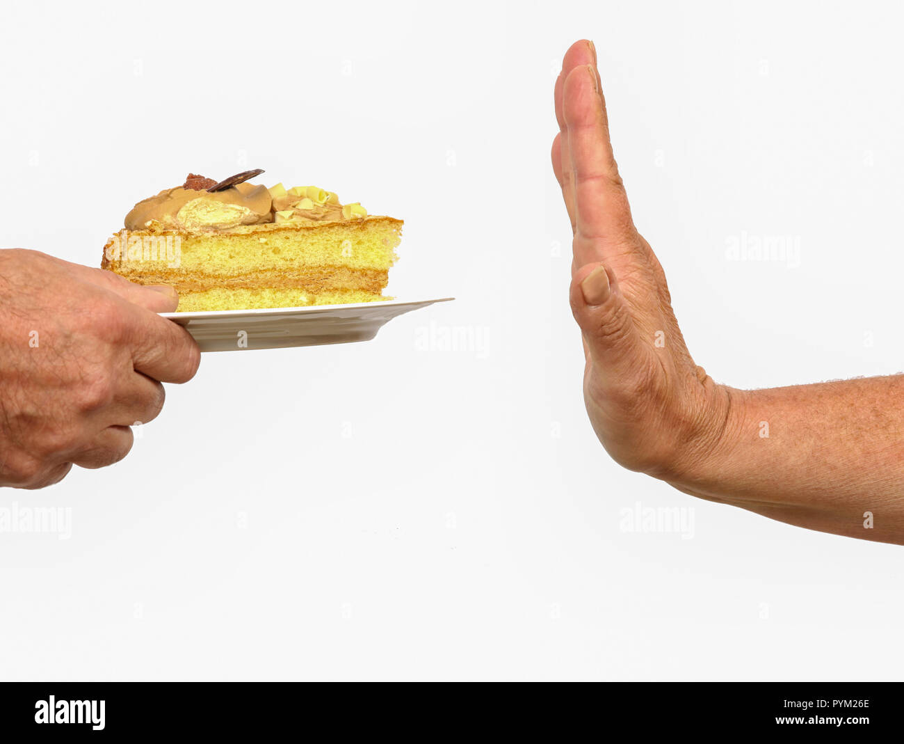 Hand reject cake hi-res stock photography and images - Alamy