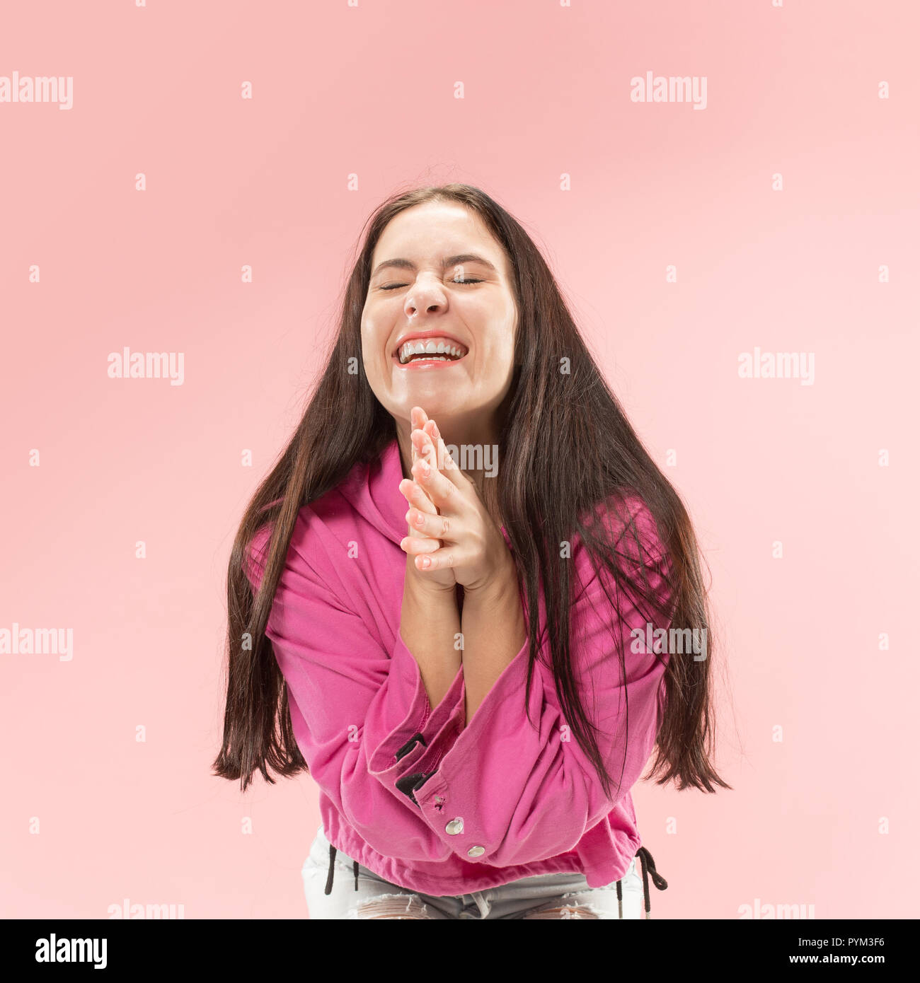 I won. Winning success happy woman celebrating being a winner. Dynamic ...