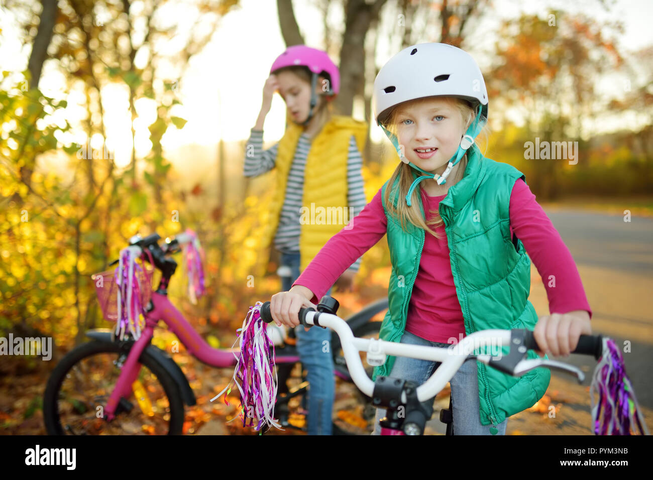 Children bikes sun hi-res stock photography and images - Alamy