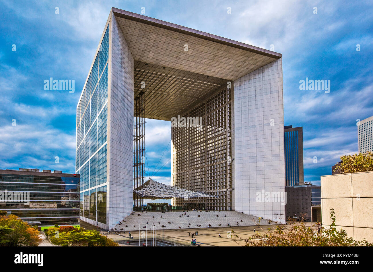 France,Paris, La Defense, the Grand Arc Stock Photo - Alamy