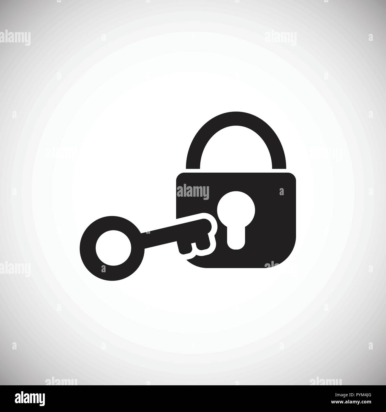 Internet security lock on white background Stock Vector Image & Art - Alamy