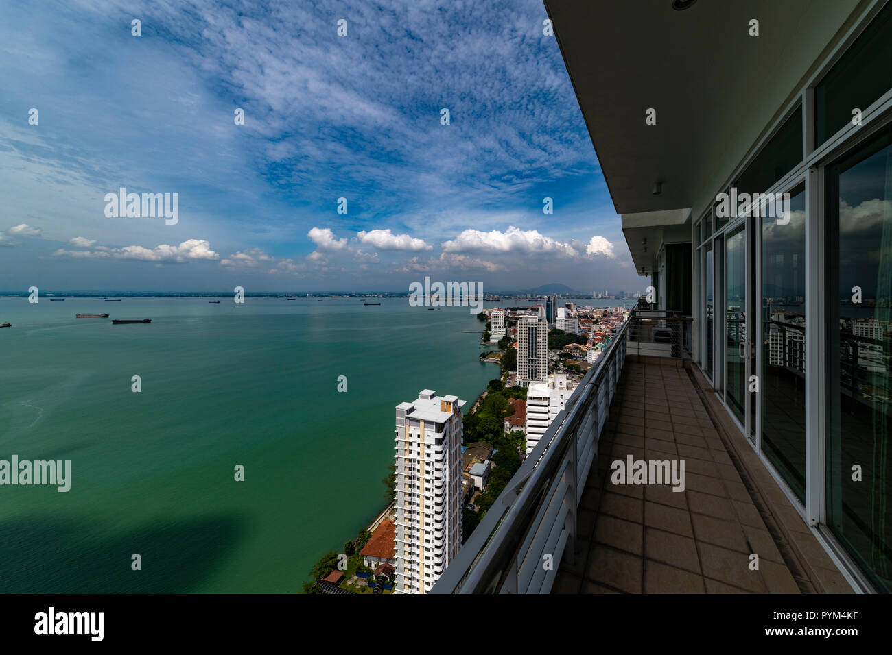 Aerial view penang bridge malaysia hi-res stock photography and images ...