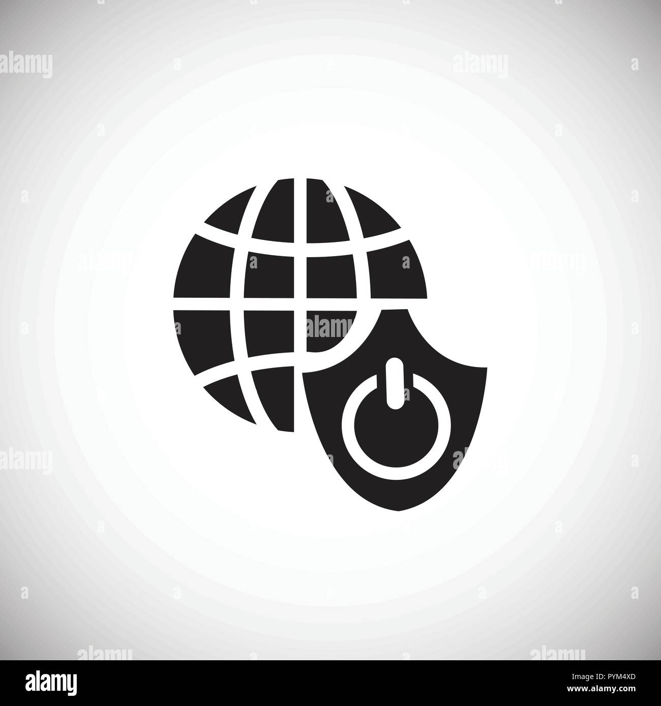 World internet security on white background Stock Vector Image & Art ...