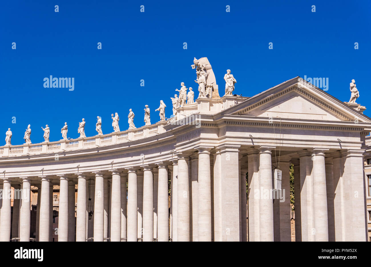 VATICAN - SEPTEMBER 25, 2018: Detail of St. Peter's Basilica in Vatican ...