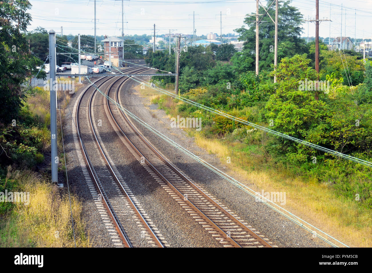 Parallel Rail Tracks High Resolution Stock Photography and Images - Alamy