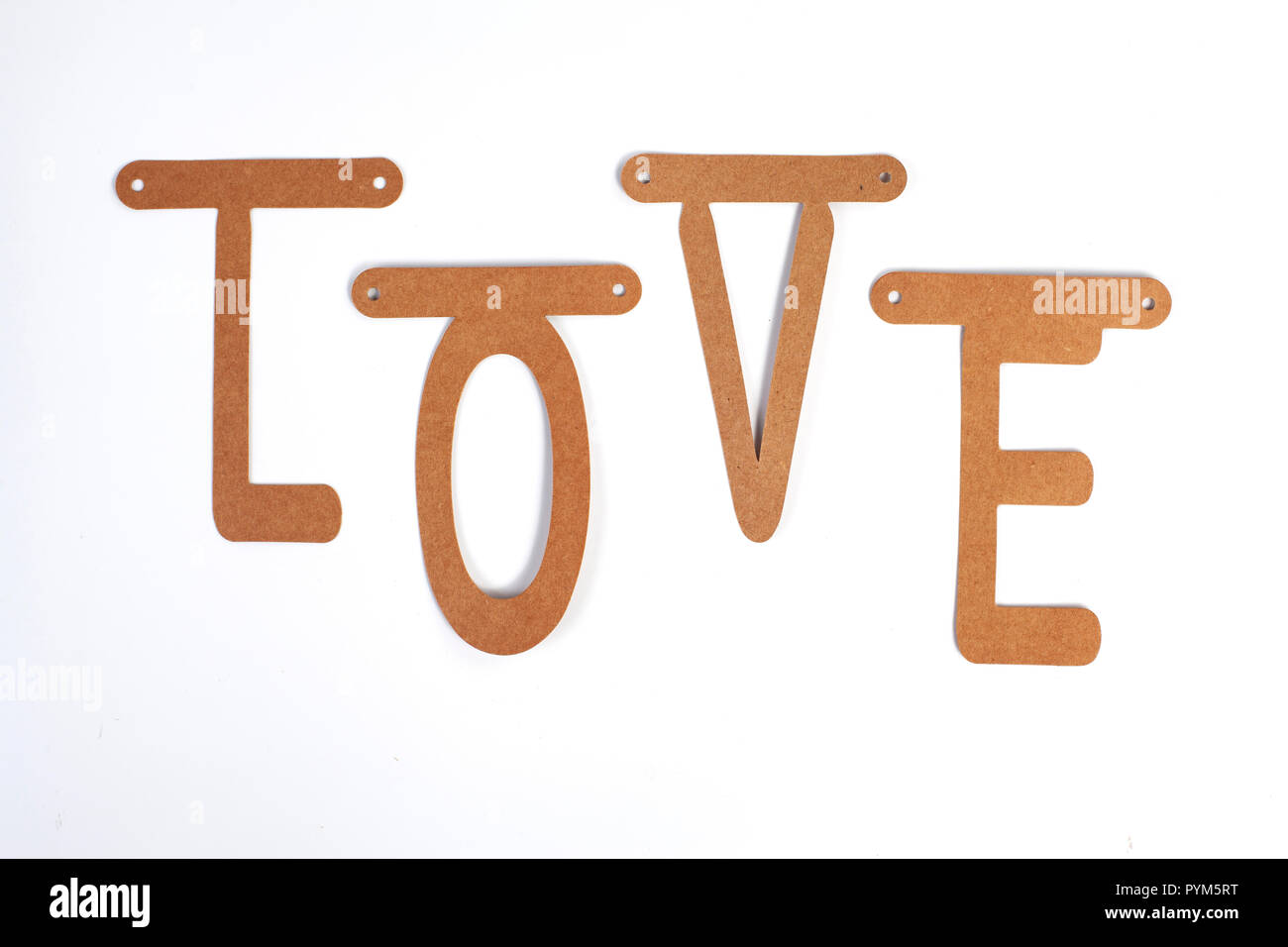Love word construction with letter blocks Stock Photo - Alamy