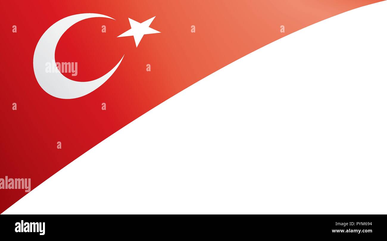 Turkey flag waving 3d abstract Stock Vector Images - Alamy