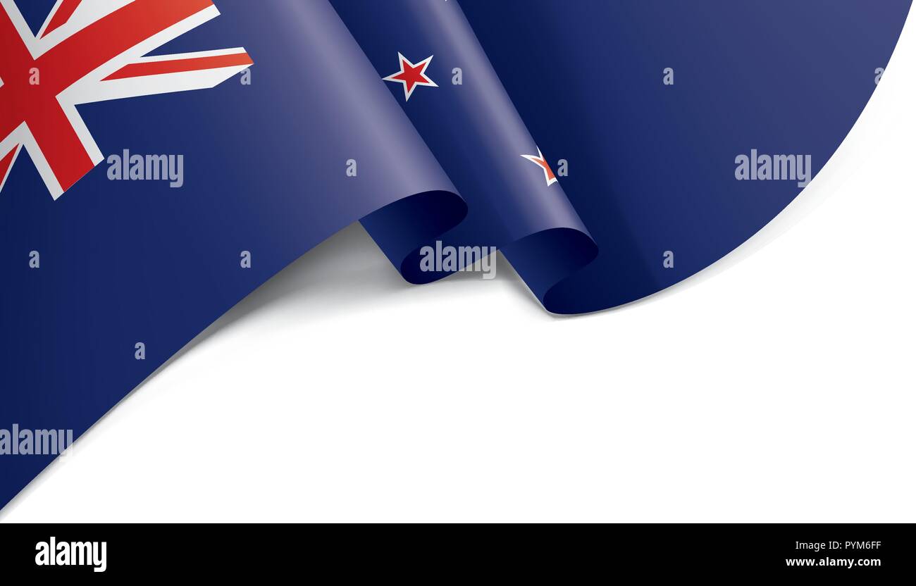 New Zealand flag, vector illustration on a white background Stock Vector Image & Art - Alamy
