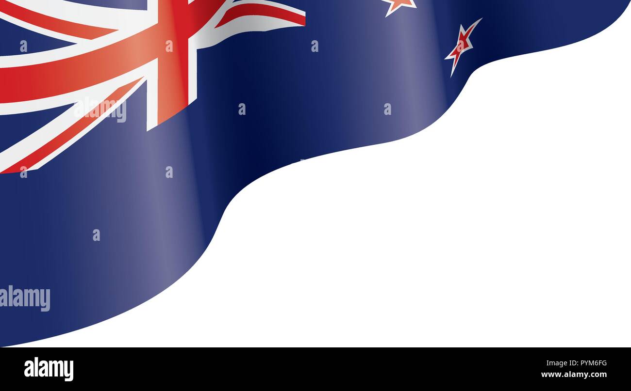 New Zealand flag, vector illustration on a white background Stock Vector Image & Art - Alamy