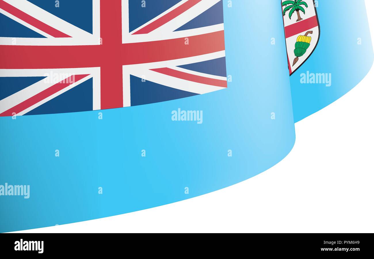 Fiji flag, vector illustration on a white background Stock Vector Image & Art - Alamy