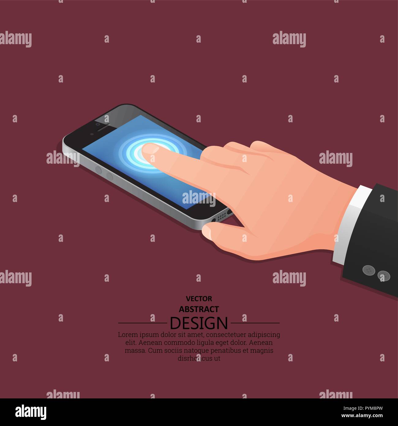 3d touch Stock Vector Images - Alamy