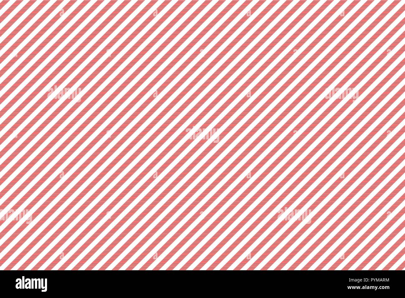 Red white striped fabric texture seamless pattern. Vector illustration ...