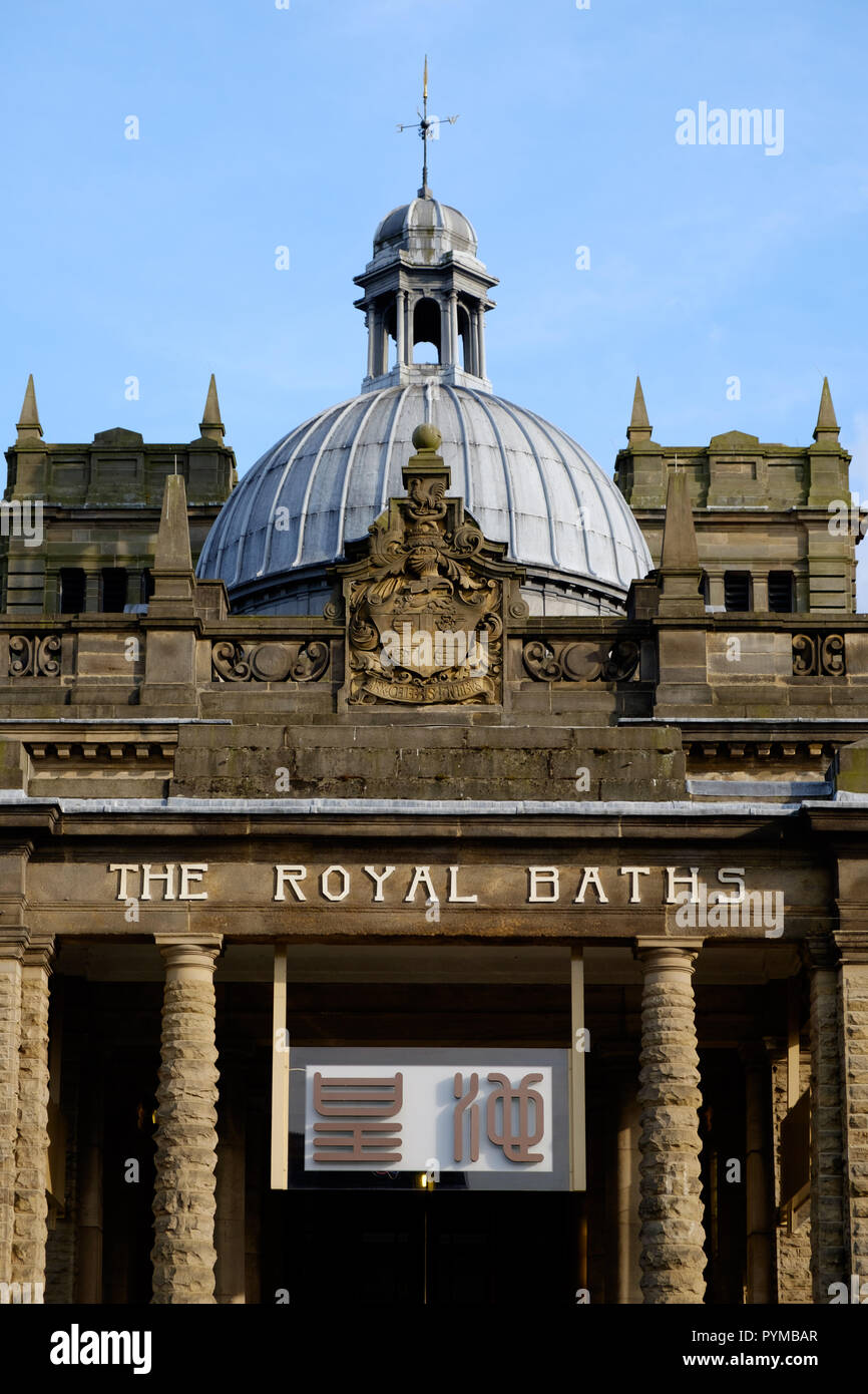 The Royal Baths buildings in Harrogate, England Stock Photo - Alamy