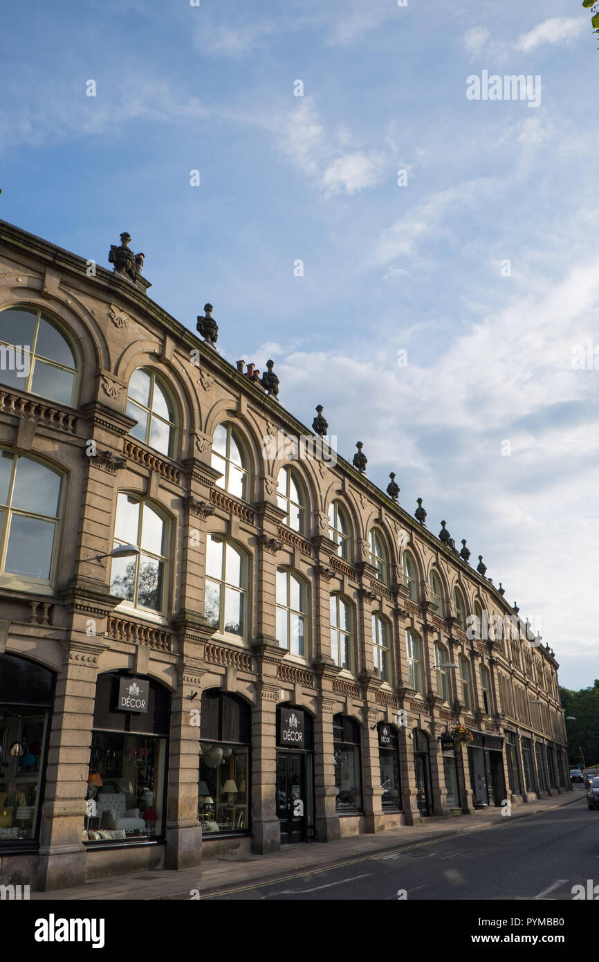Georgian building in central Harrogate, Yorkshire, England Stock Photo ...