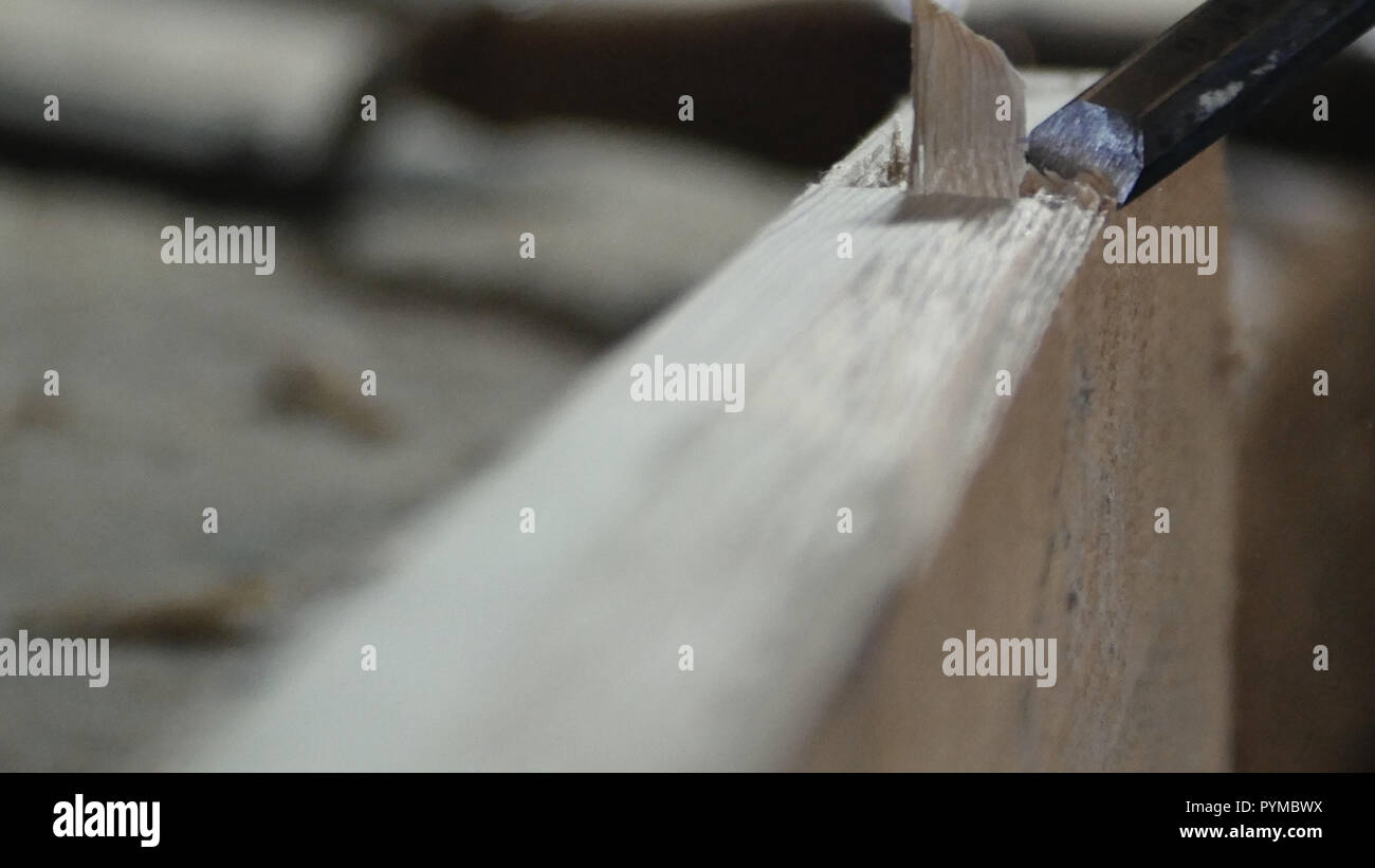 chisel detail of a carpenter Stock Photo - Alamy