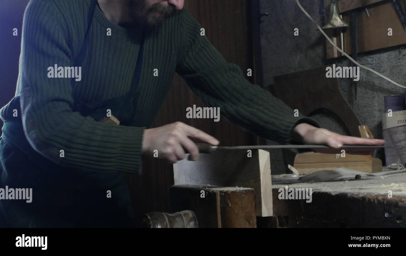 Tool wood plank carpenter hi-res stock photography and images - Alamy