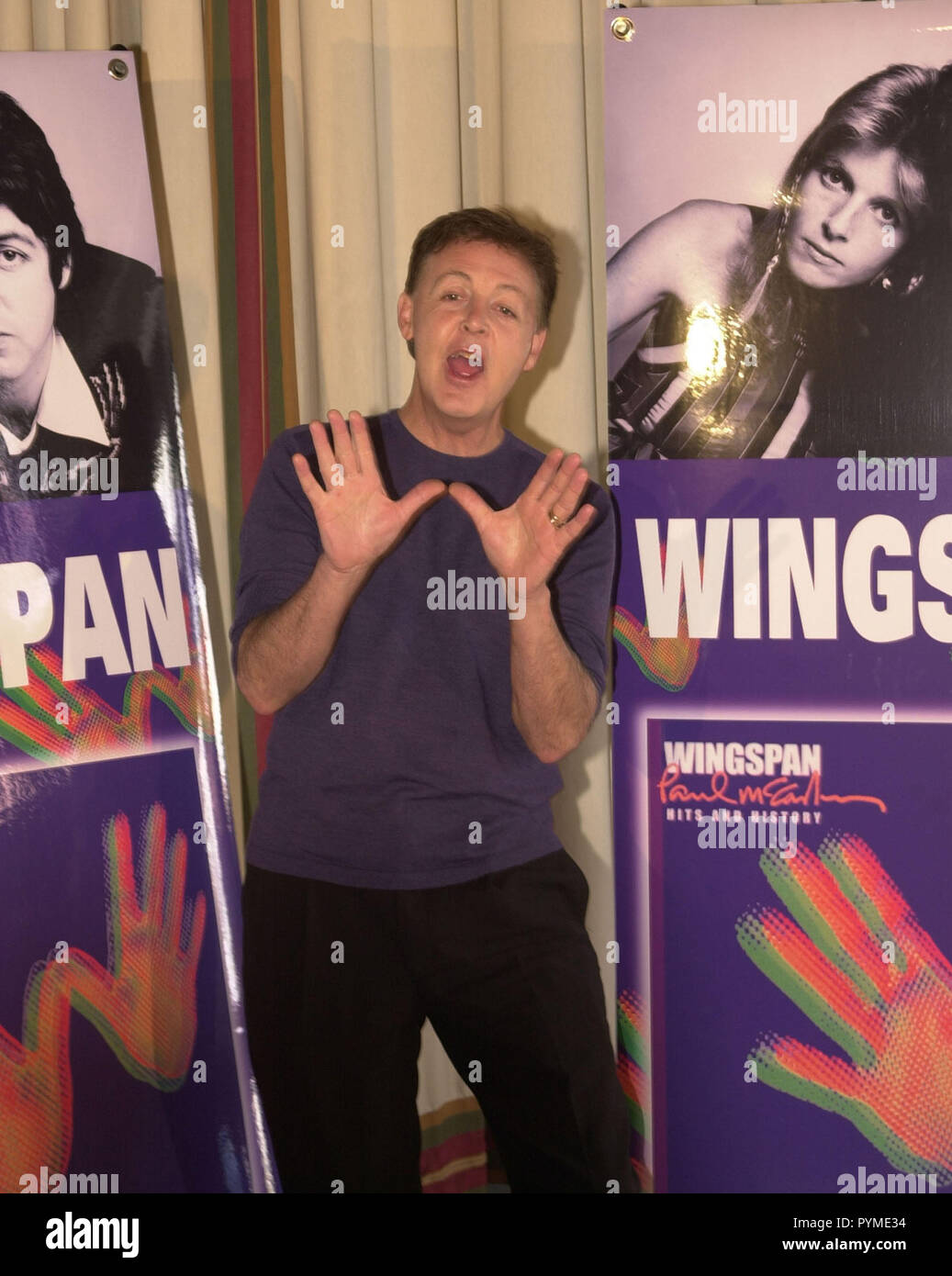 Hove, Sussex. Archive. France: Cannes International Fil Festival 2001. Paul McCartney launches ...