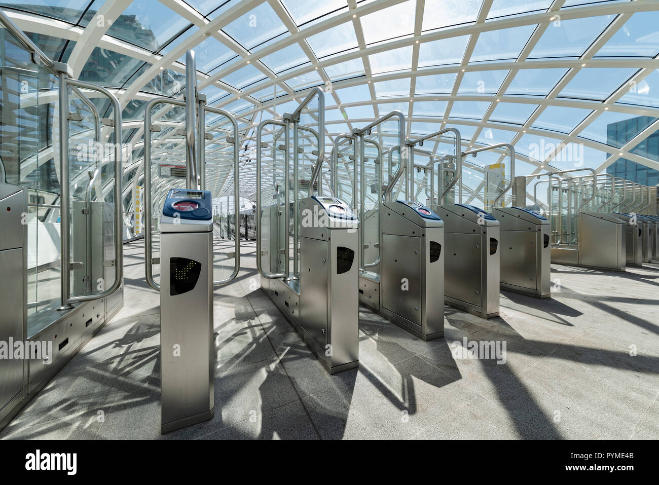 Toll gate lorry hi-res stock photography and images - Alamy