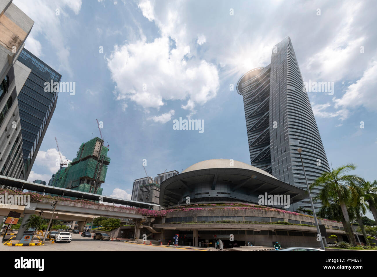 KUALA LUMPUR, 26 July 2018 - Up view of the Telecom Malaysia head ...