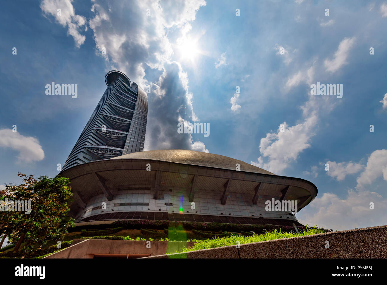 KUALA LUMPUR, 26 July 2018 - Up view of the Telecom Malaysia head ...