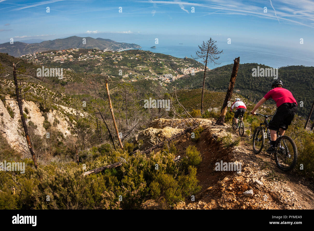 Narrow cycle track hi-res stock photography and images - Alamy