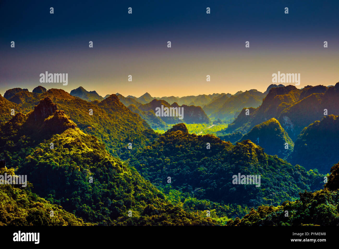 Cat Ba Island in Vietnam, Asia. Beautiful landscape Stock Photo - Alamy