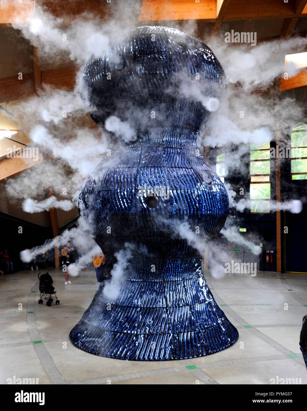 'Infinity Blue' ceramic sculpture by Studio Swine in Core building ...