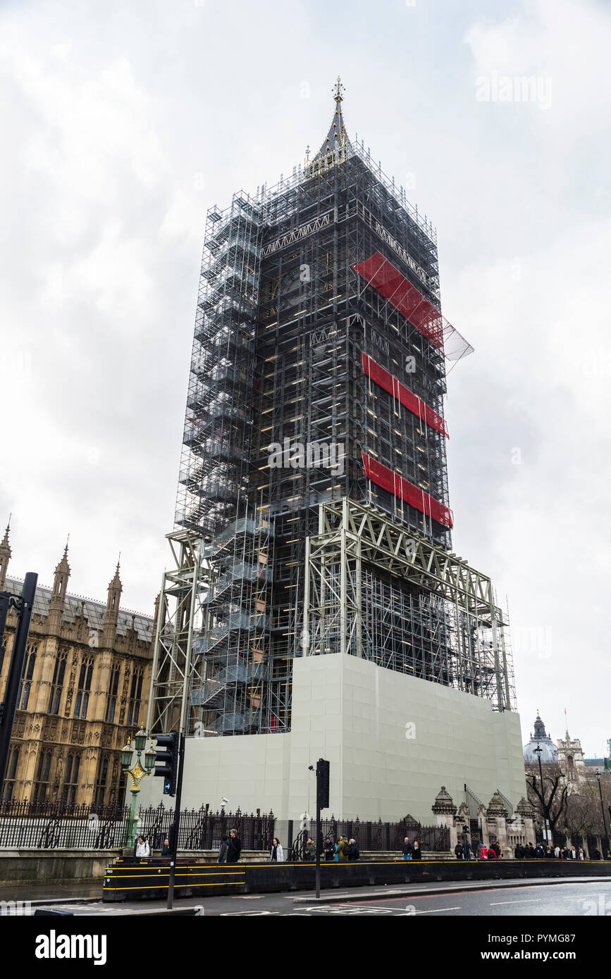 Big ben scaffolding hi-res stock photography and images - Alamy