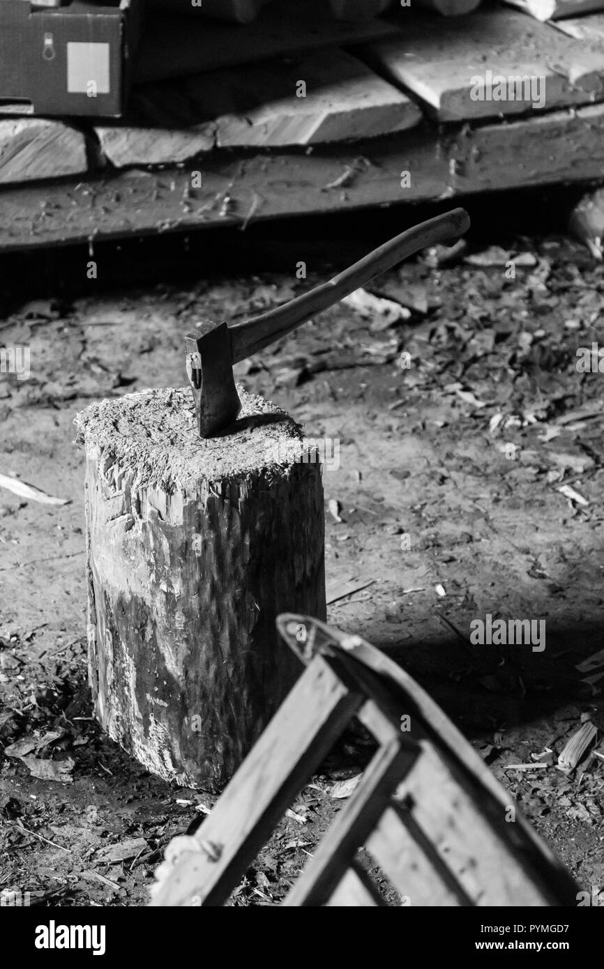 Antique logging tools hi-res stock photography and images - Alamy