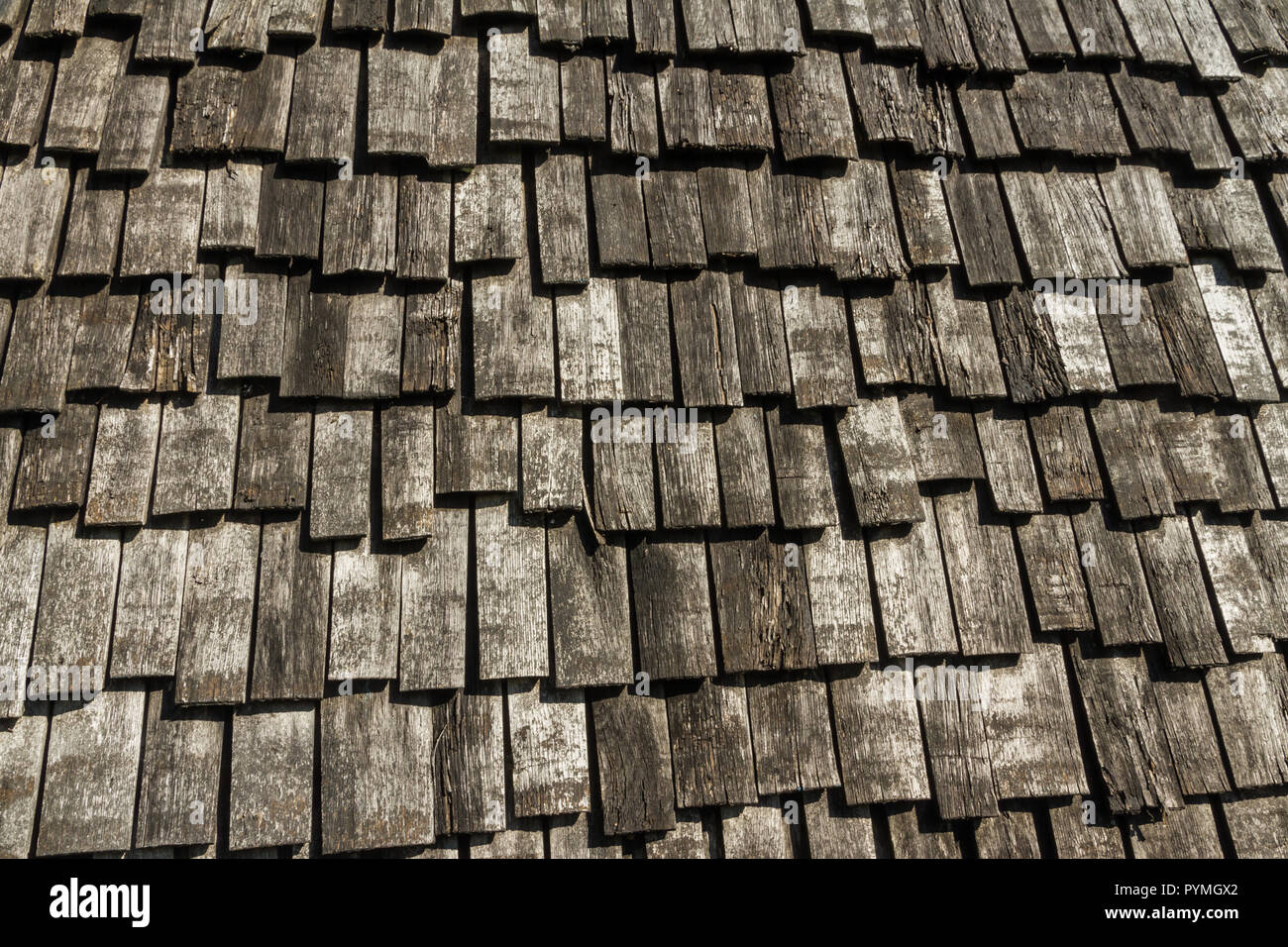 Background formed from rustic wood with bark Stock Photo - Alamy
