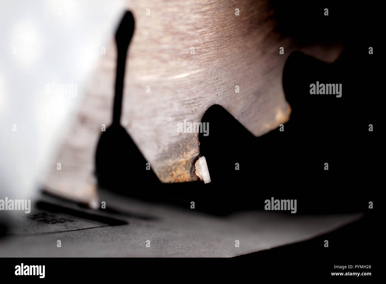 Saw blade texture hi-res stock photography and images - Alamy