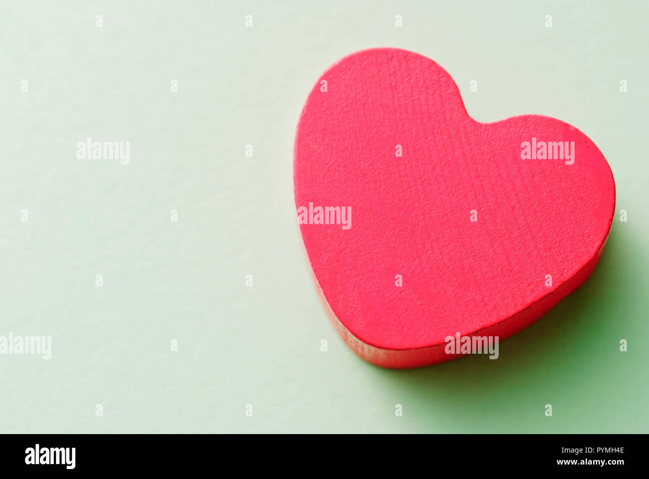 Romantic red heart Stock Photo - Alamy