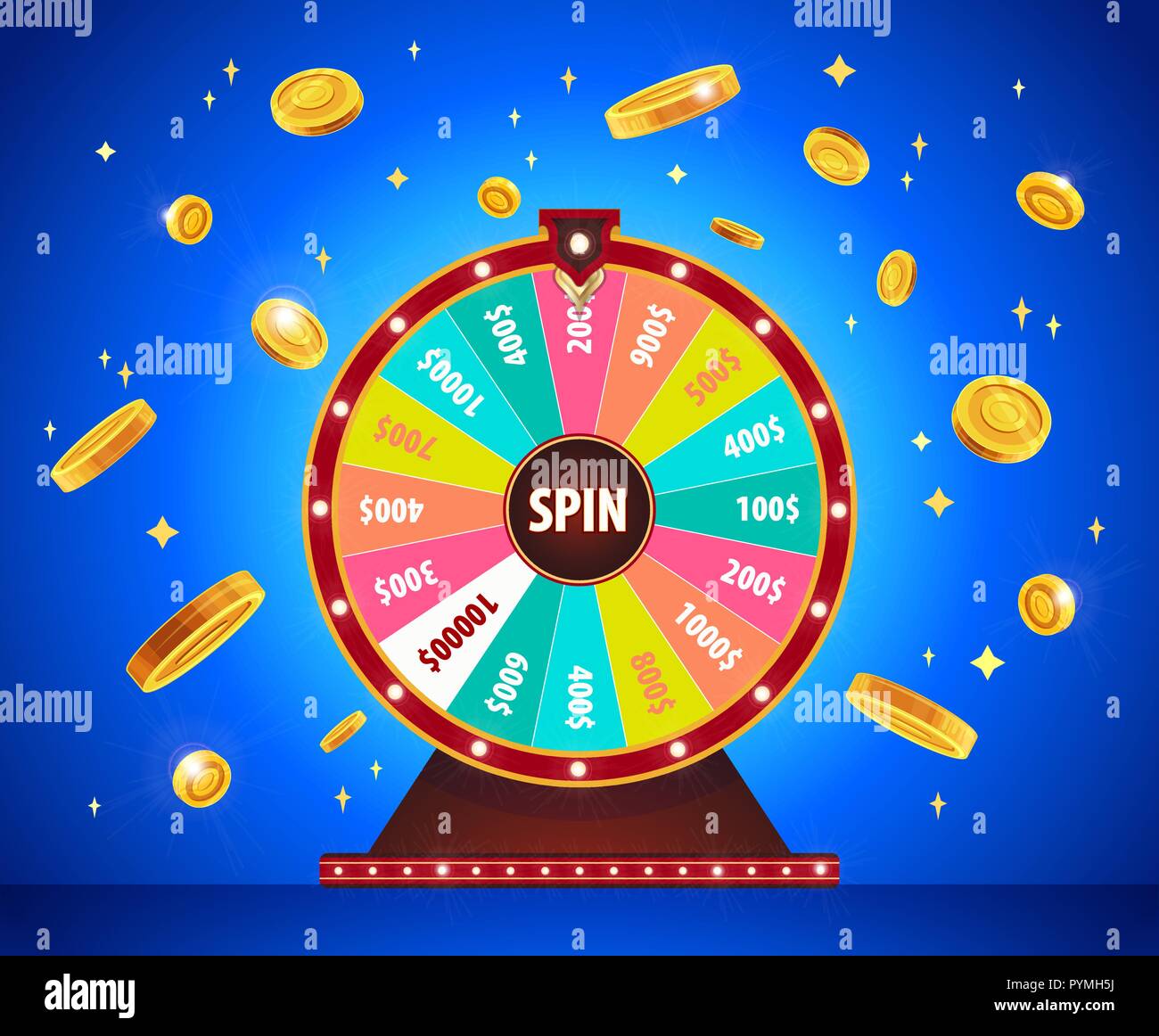 Prize wheel hi-res stock photography and images - Alamy