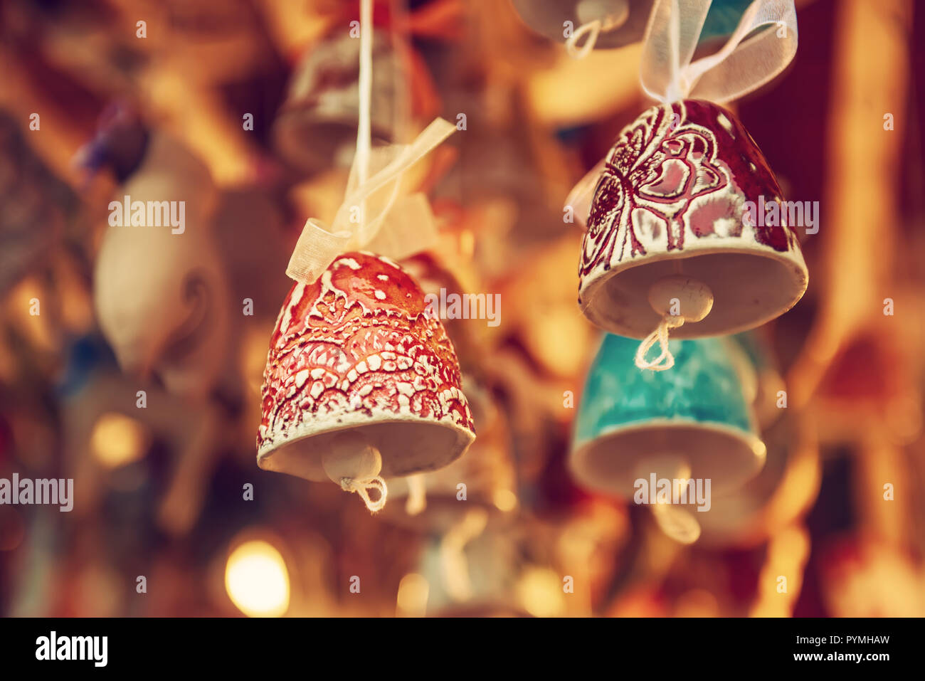 Souvenir bells market hi-res stock photography and images - Alamy