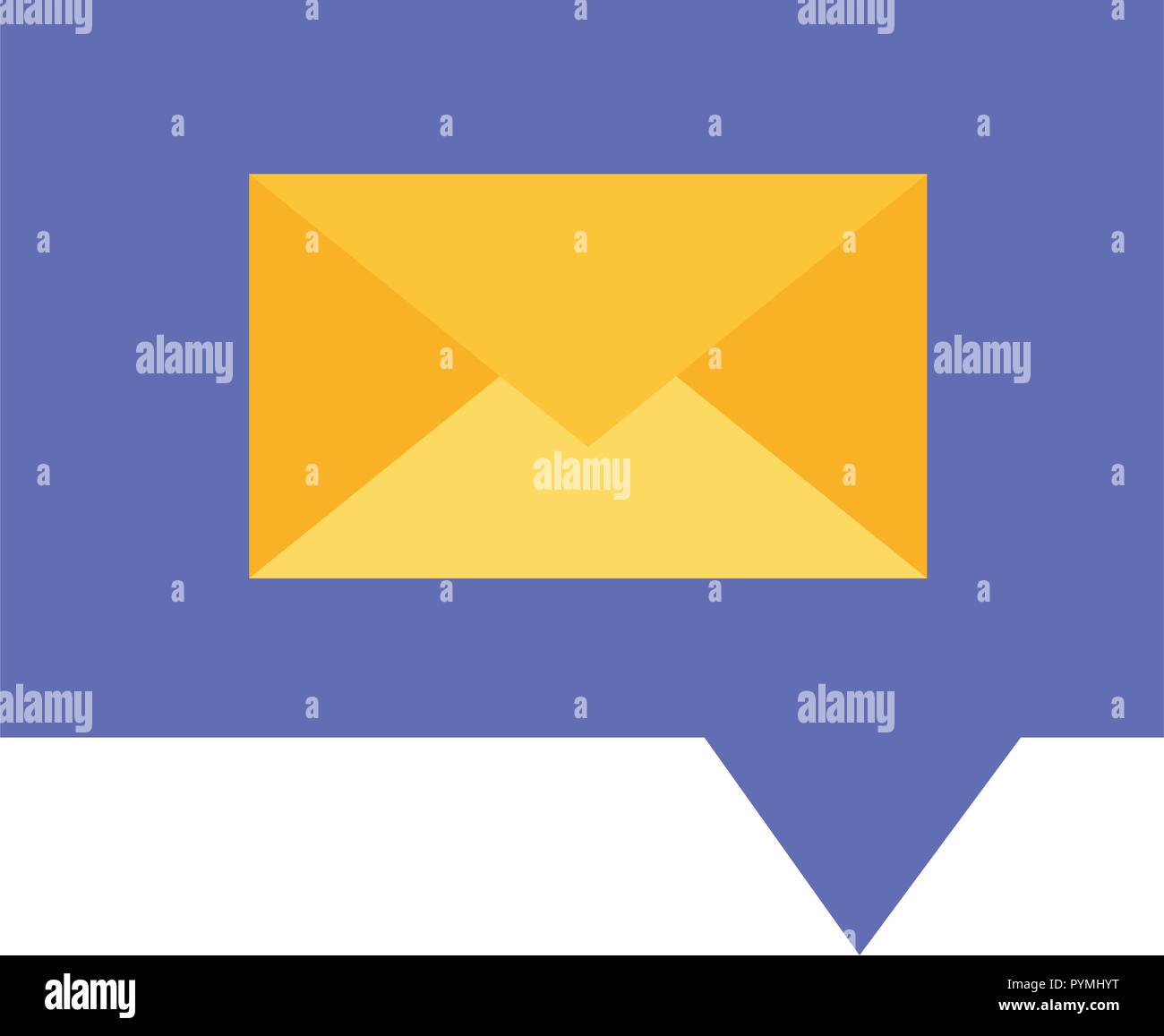 speech bubble email message communication Stock Vector Image & Art - Alamy