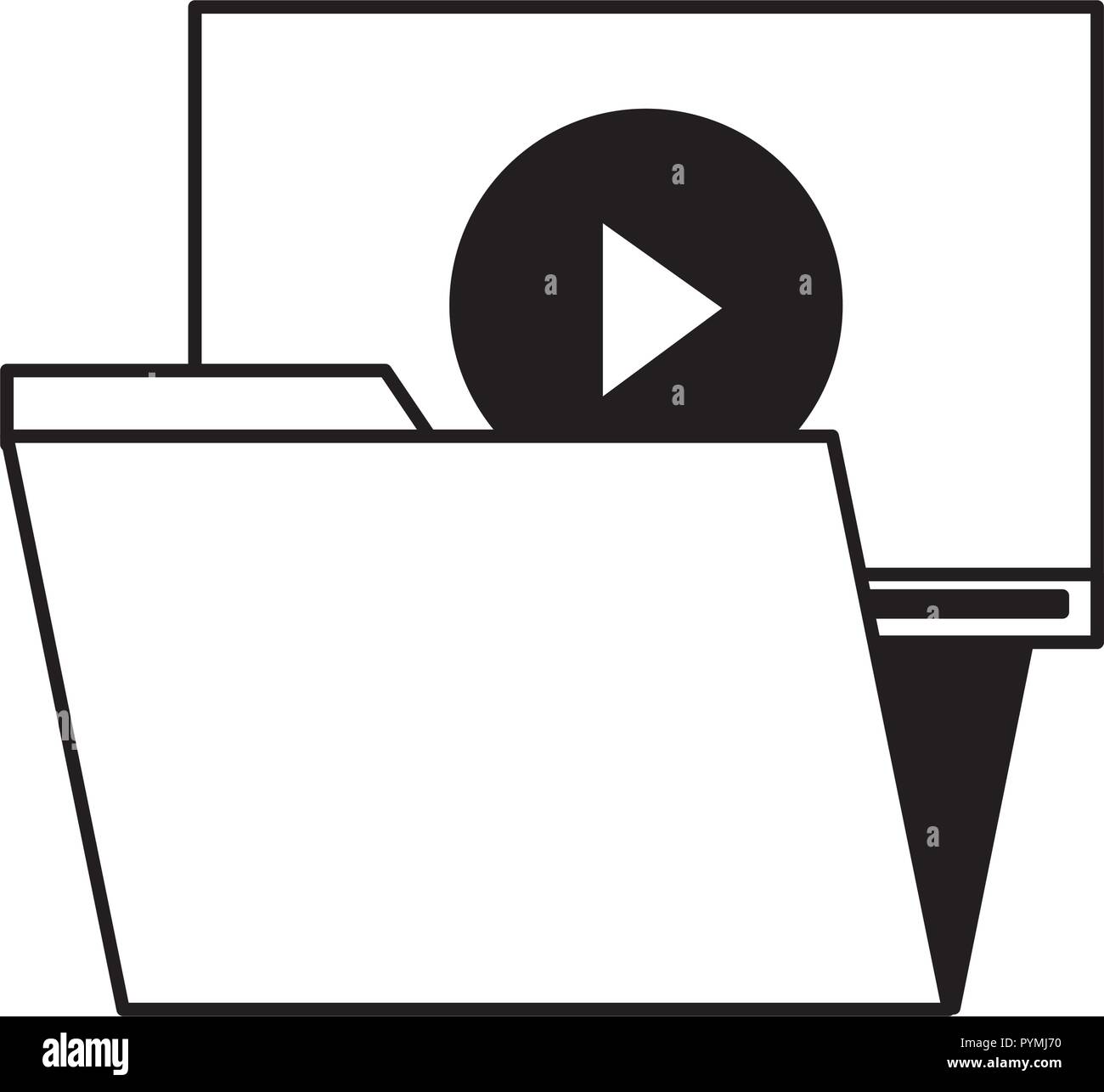 Video file marketing icon Stock Vector Images - Alamy