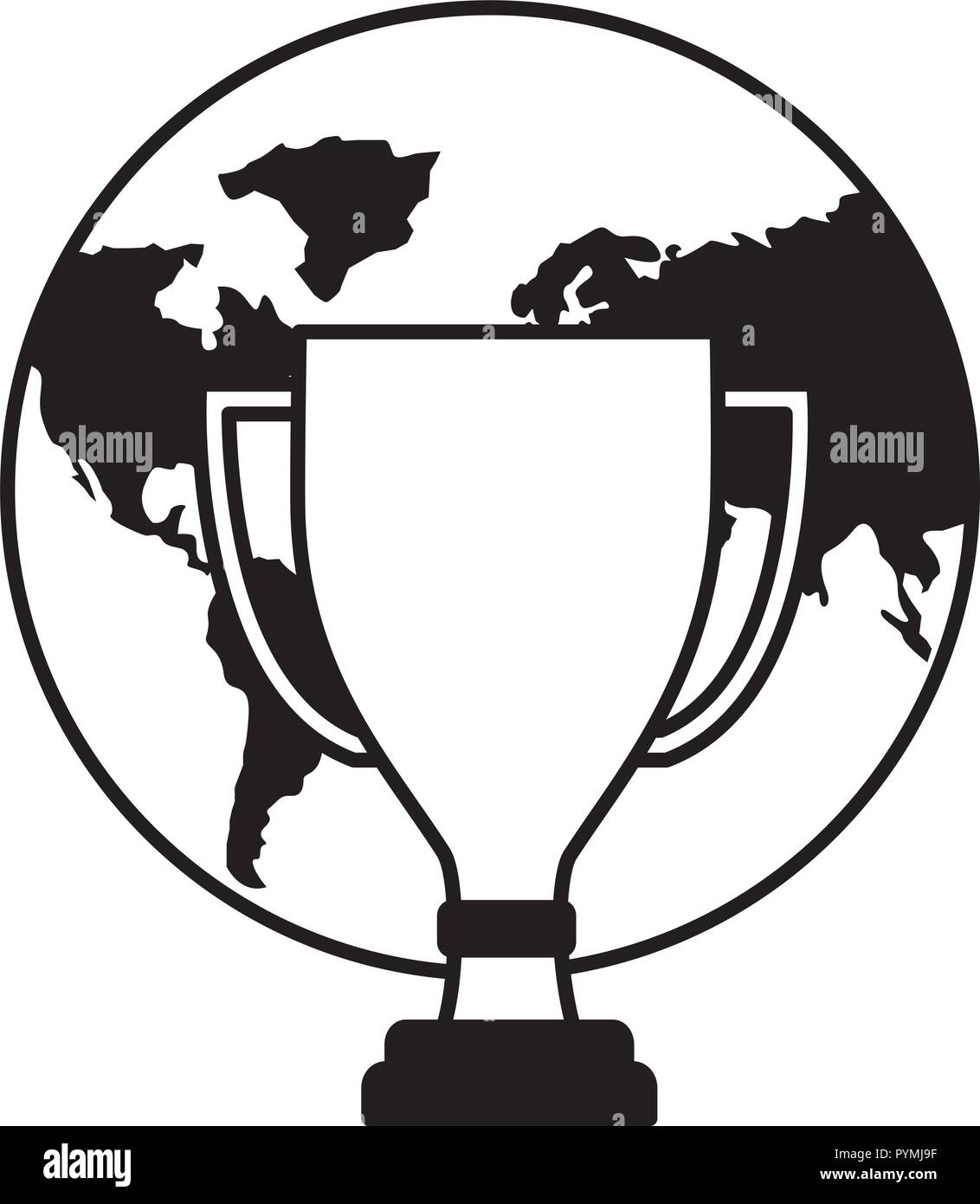world map trophy business concept Stock Vector Image & Art - Alamy