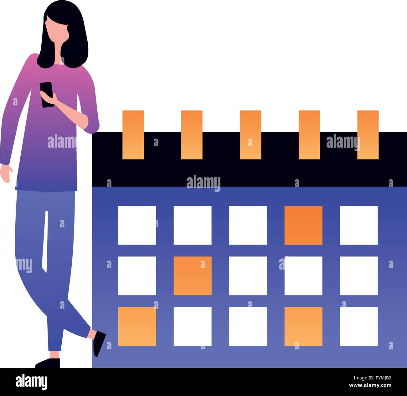 Using calendar Stock Vector Images - Alamy