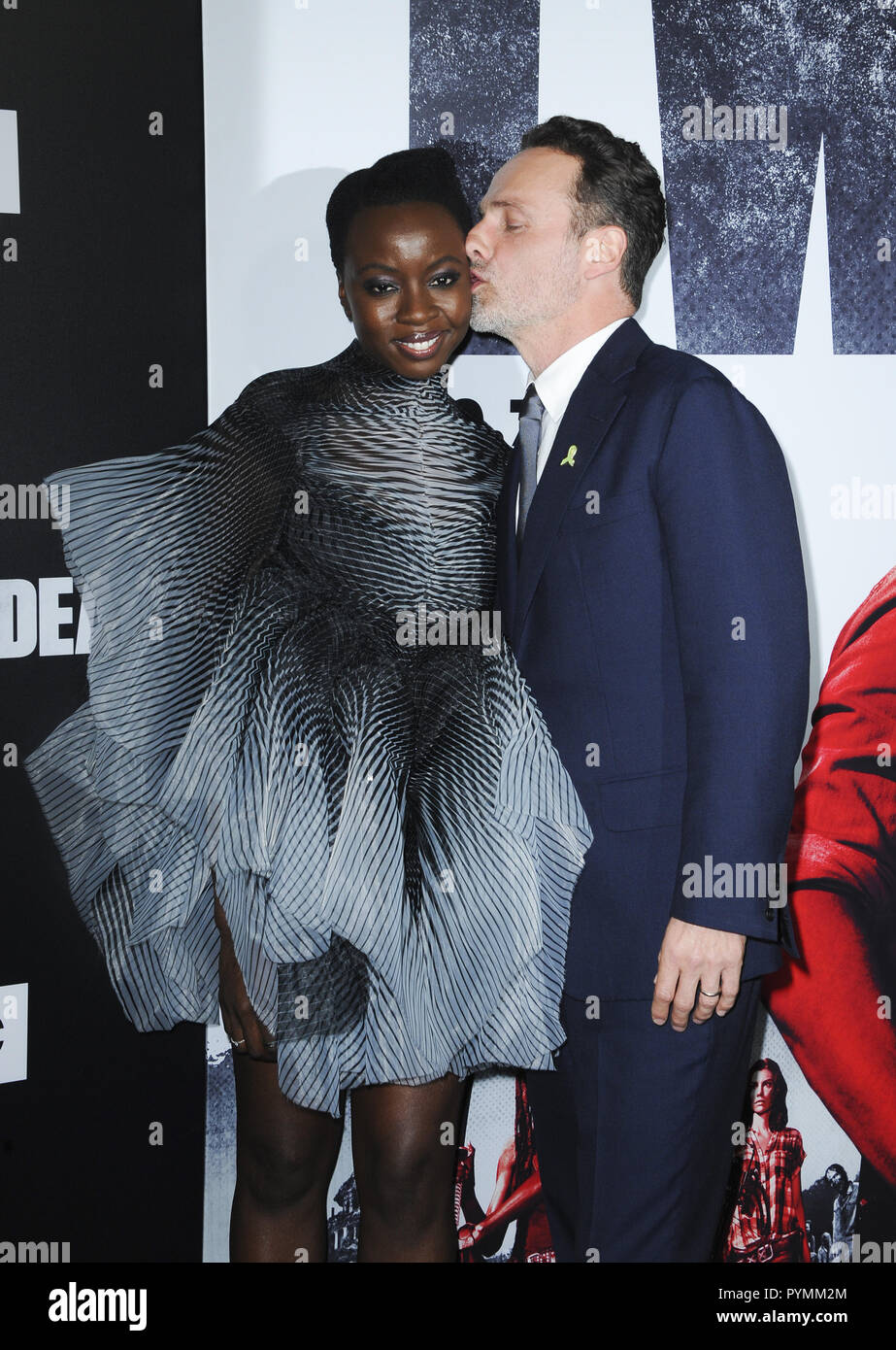 Danai Gurira And Andrew Lincoln Danai Gurira And Andrew Lincoln